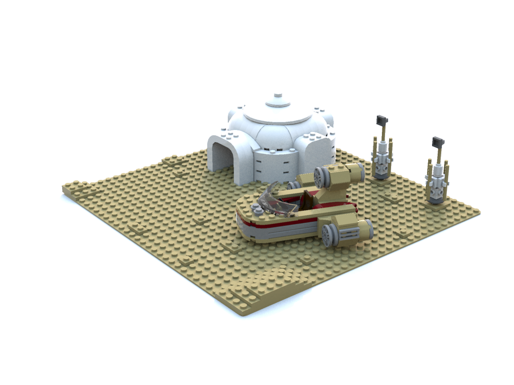 LEGO MOC 32x Lars Homestead by winstonbward | Rebrickable - Build with LEGO