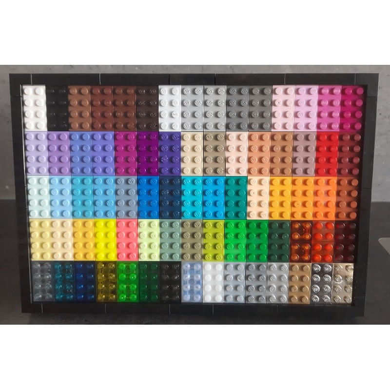 LEGO MOC-180660 Brick 2x4 Display Panel by VDWWD | Rebrickable - Build ...