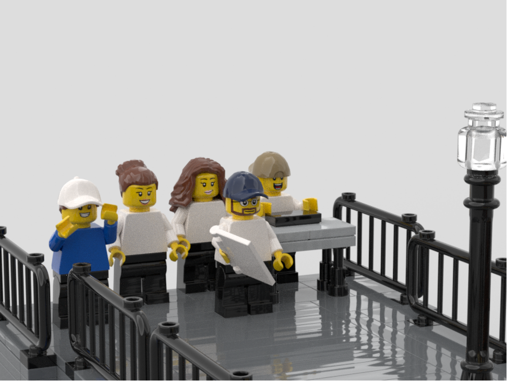 LEGO MOC Fireworks on the Pier by telepathicturnip33 | Rebrickable ...