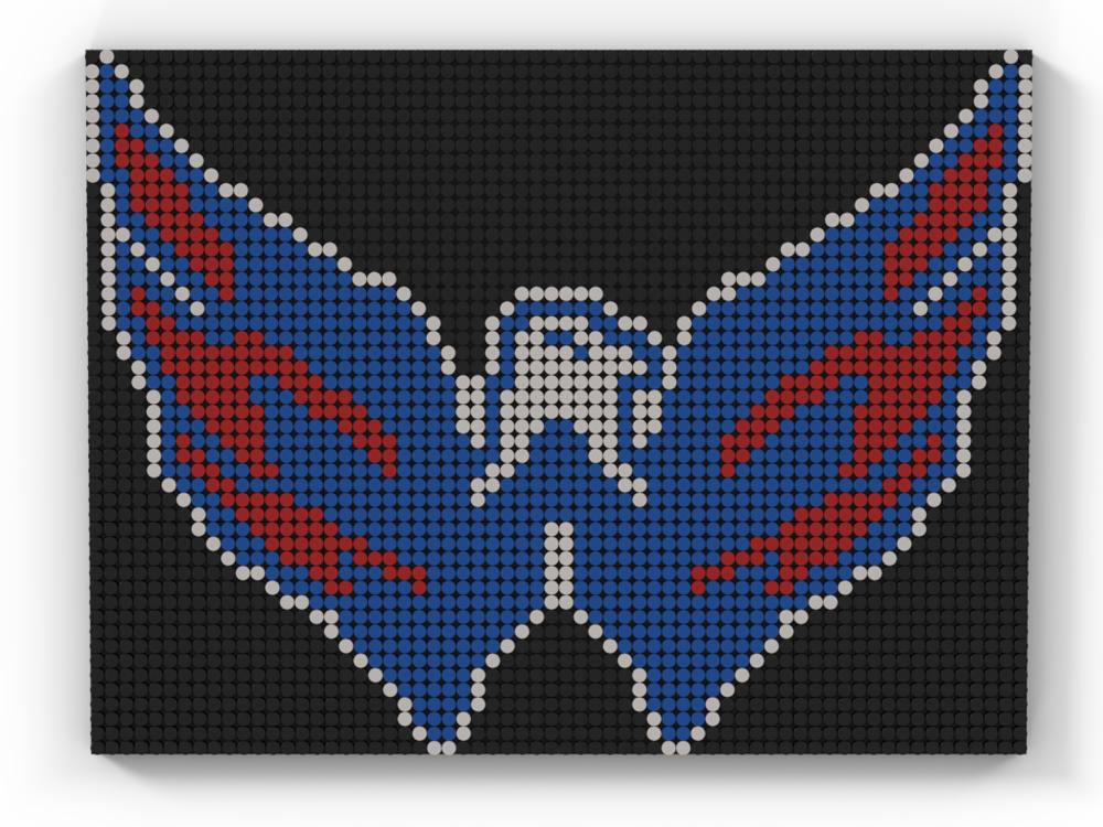 LEGO MOC Washington Capitals Logo by Antman1022 | Rebrickable - Build ...