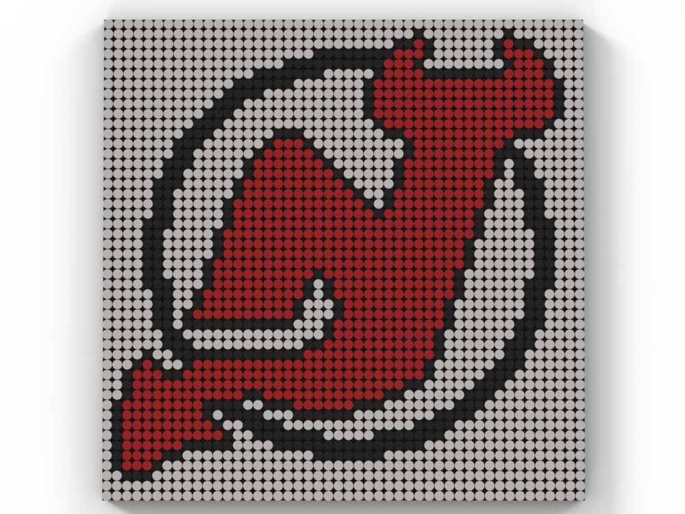 LEGO MOC New jersey Devils Logo by Antman1022 | Rebrickable - Build ...