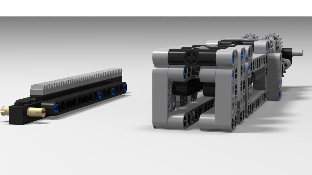 LEGO MOC Lego Linear Actuator Heavy by dunes | Rebrickable - Build with ...