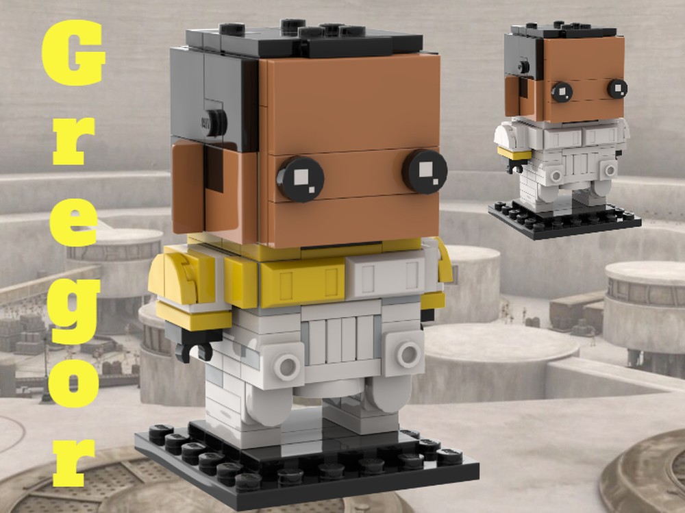 LEGO MOC-180703 Gregor Brickheadz by Ant0noo | Rebrickable - Build with ...