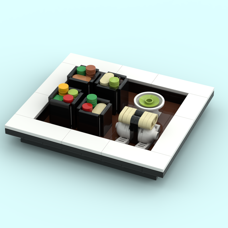 LEGO MOC Sushi Box by SJ No. 1 | Rebrickable - Build with LEGO