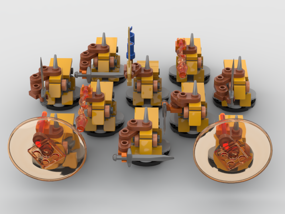 LEGO MOC Pony Unicorn Guards by GargonLe | Rebrickable - Build with LEGO