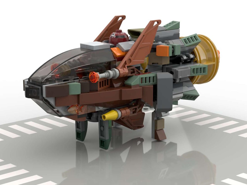 LEGO MOC-180714 Hammond's Star Fighter by GodLifeBricks | Rebrickable ...
