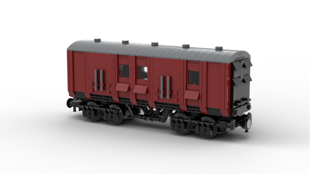 LEGO MOC Railway Mail-Van by AmacDonald43 | Rebrickable - Build with LEGO