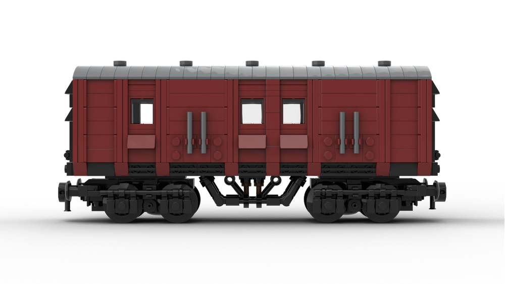 LEGO MOC Railway Mail-Van by AmacDonald43 | Rebrickable - Build with LEGO