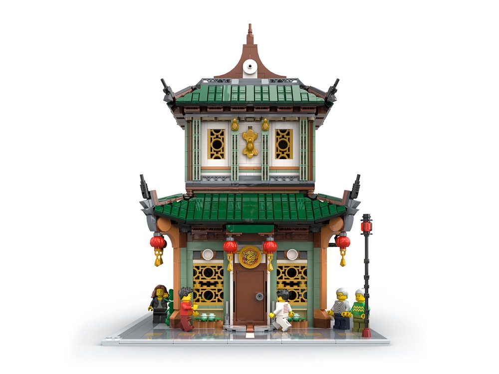 LEGO MOC Chinese Restaurant by BrickAtive | Rebrickable - Build with LEGO