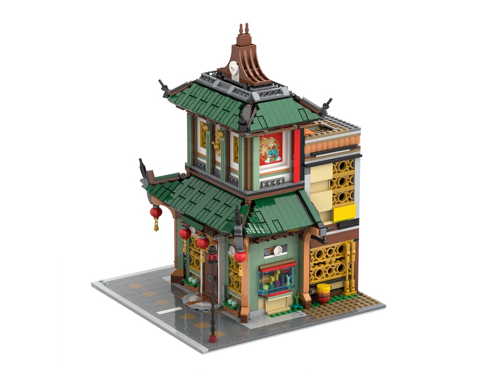 LEGO MOC Chinese Restaurant by BrickAtive | Rebrickable - Build with LEGO