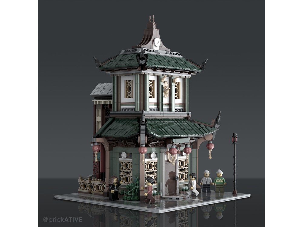 LEGO MOC Chinese Restaurant by BrickAtive | Rebrickable - Build with LEGO