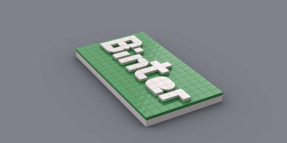 LEGO MOC Binter Logo by Nunez | Rebrickable - Build with LEGO