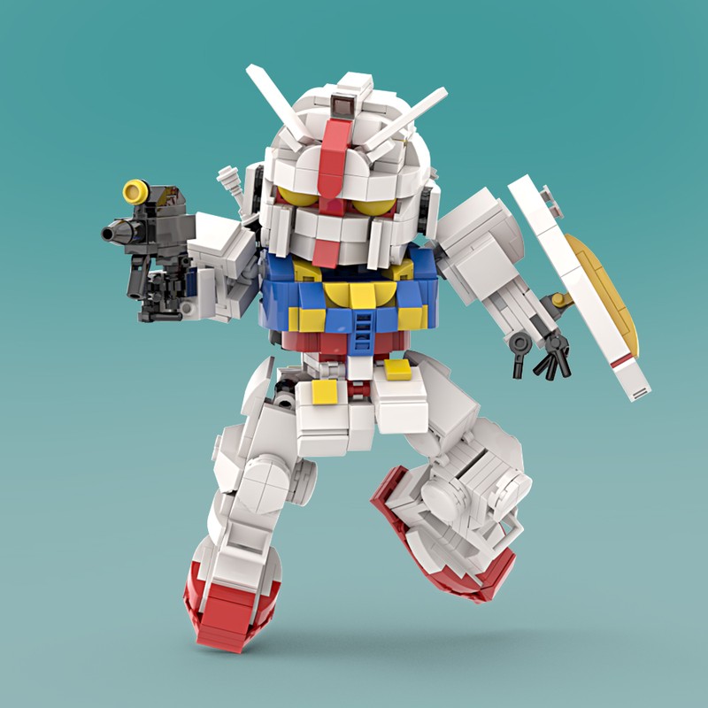 LEGO MOC FIRST GUNDAM by choi_dambaek | Rebrickable - Build with LEGO