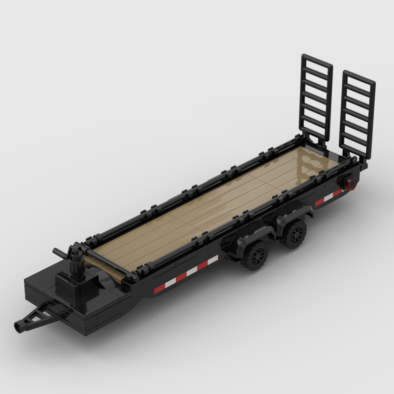 LEGO MOC Large Flatbed Trailer by BrickMind | Rebrickable - Build with LEGO