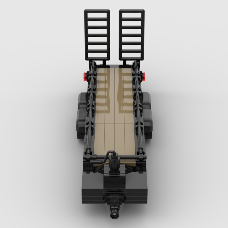 LEGO MOC Large Flatbed Trailer by BrickMind | Rebrickable - Build with LEGO
