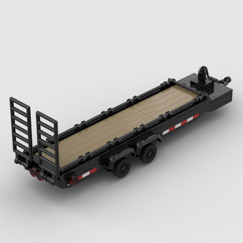 LEGO MOC Large Flatbed Trailer by BrickMind | Rebrickable - Build with LEGO