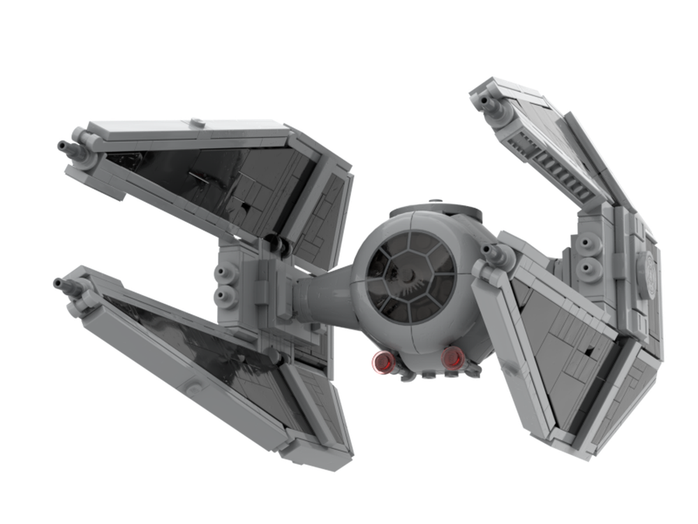 LEGO MOC Playscale tie-Interceptor by Gimblegorp | Rebrickable - Build ...