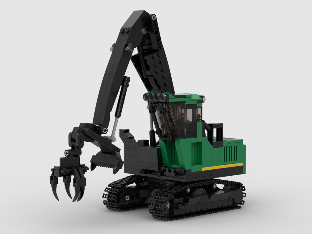 LEGO MOC JOHN DEERE 2956G SWING LOG LOADER by gerlingt | Rebrickable ...