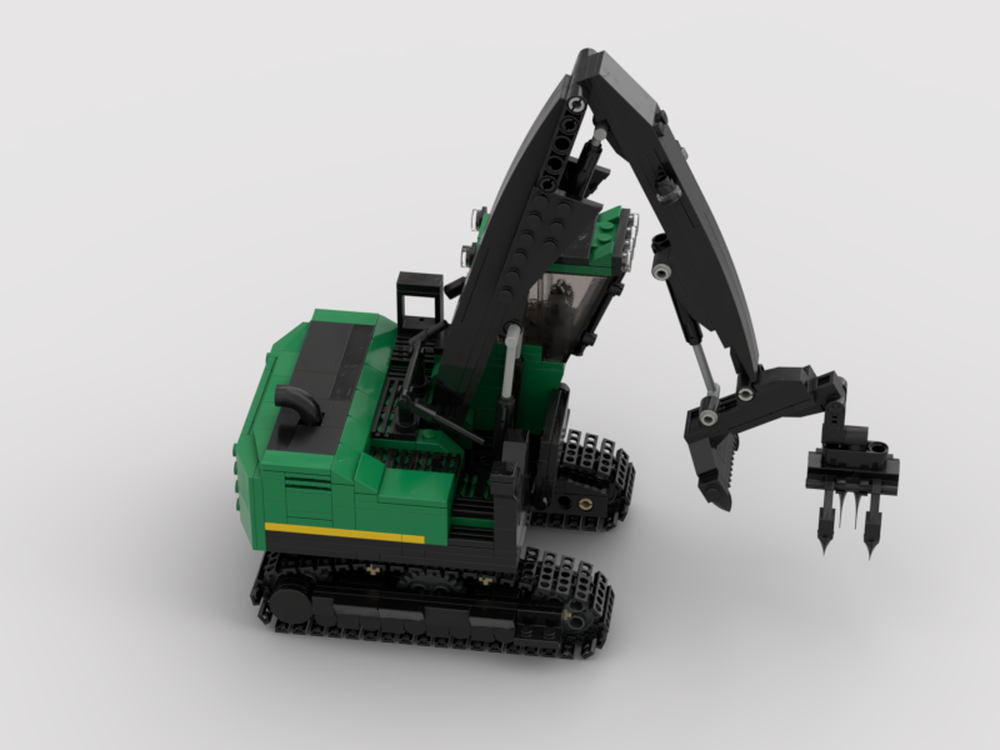 LEGO MOC JOHN DEERE 2956G SWING LOG LOADER by gerlingt | Rebrickable ...