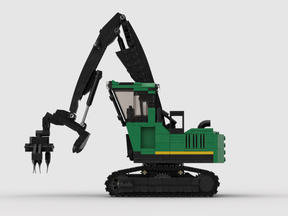 LEGO MOC JOHN DEERE 2956G SWING LOG LOADER by gerlingt | Rebrickable ...