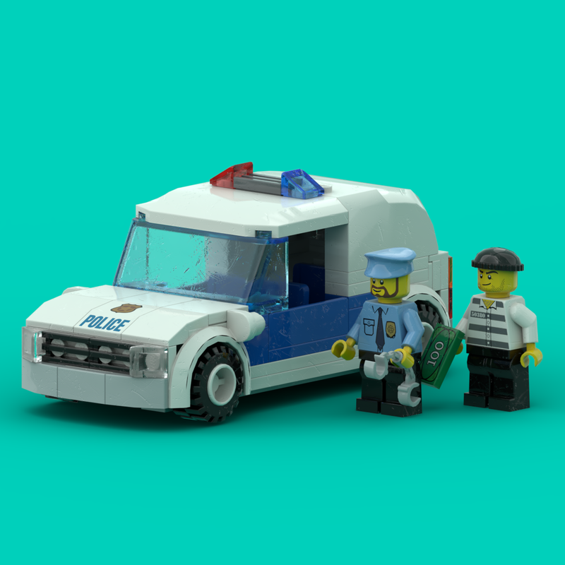 LEGO MOC Police car by szilvasbukta | Rebrickable - Build with LEGO