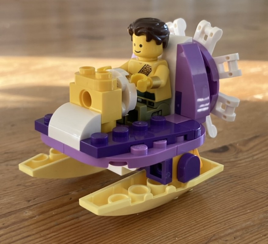 LEGO MOC Fantasy Forest Hovercraft by kaasknager | Rebrickable - Build ...