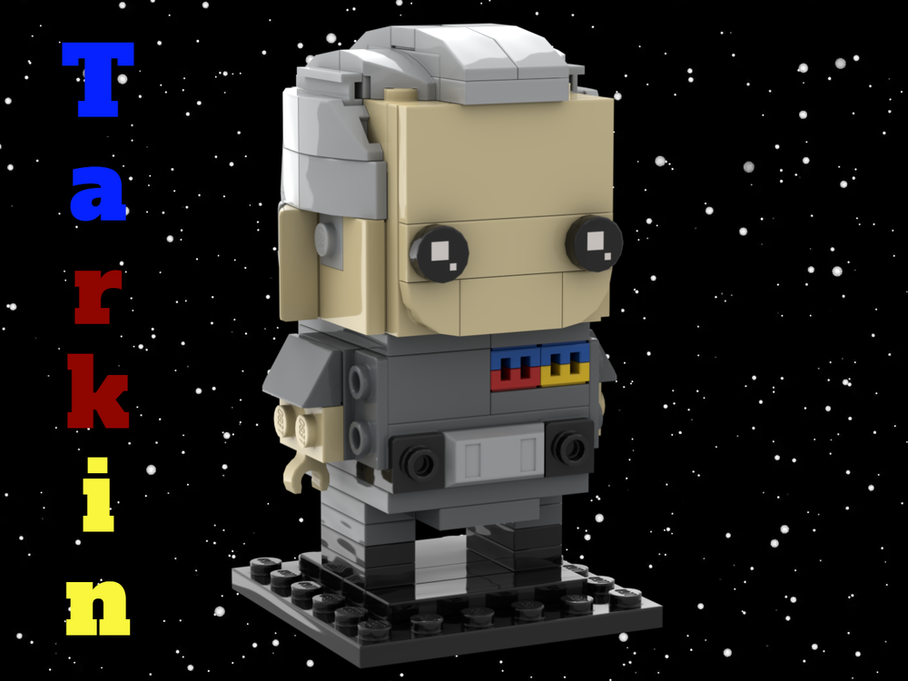 LEGO MOC Grand Moff Tarkin Brickheadz by Ant0noo | Rebrickable - Build ...