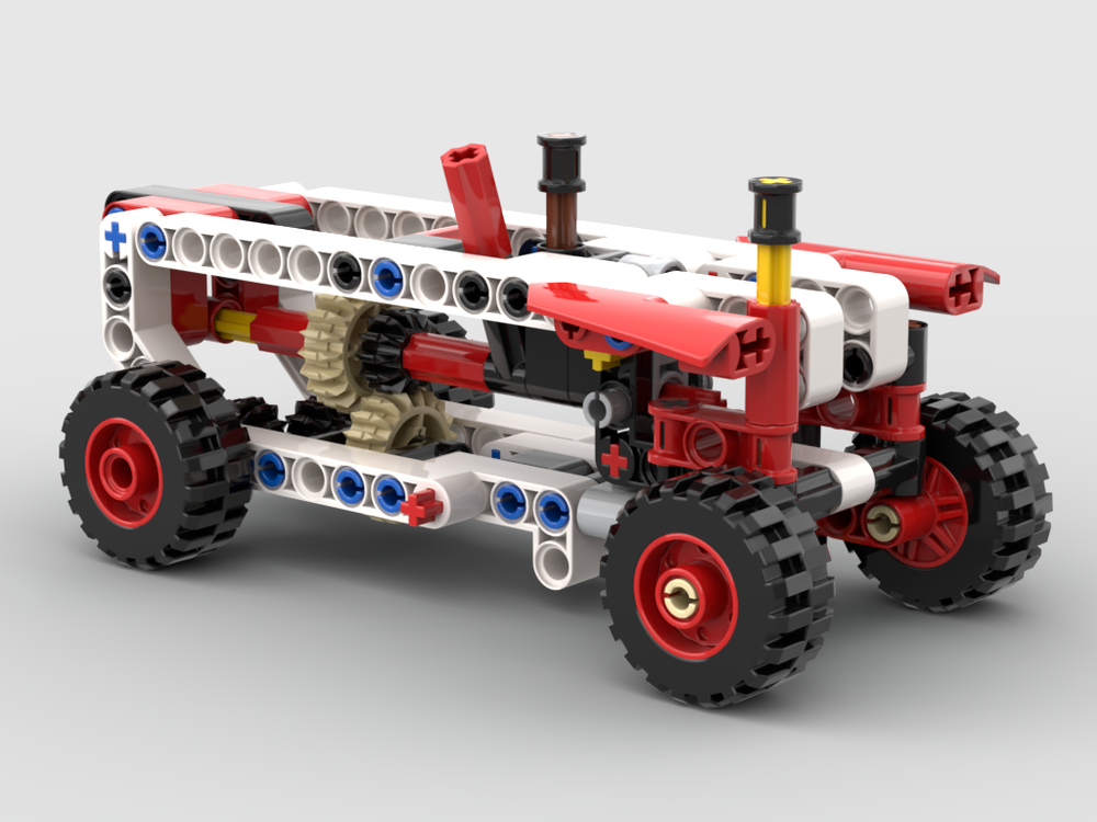 LEGO MOC Car Concept with Gearbox, Engine, and Steering by Raptor9889 ...