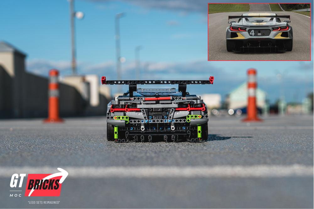 LEGO MOC 42156 - Chevrolet Corvette C8.R by davidragon | Rebrickable ...