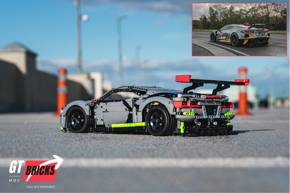 LEGO MOC 42156 - Chevrolet Corvette C8.R by davidragon | Rebrickable ...