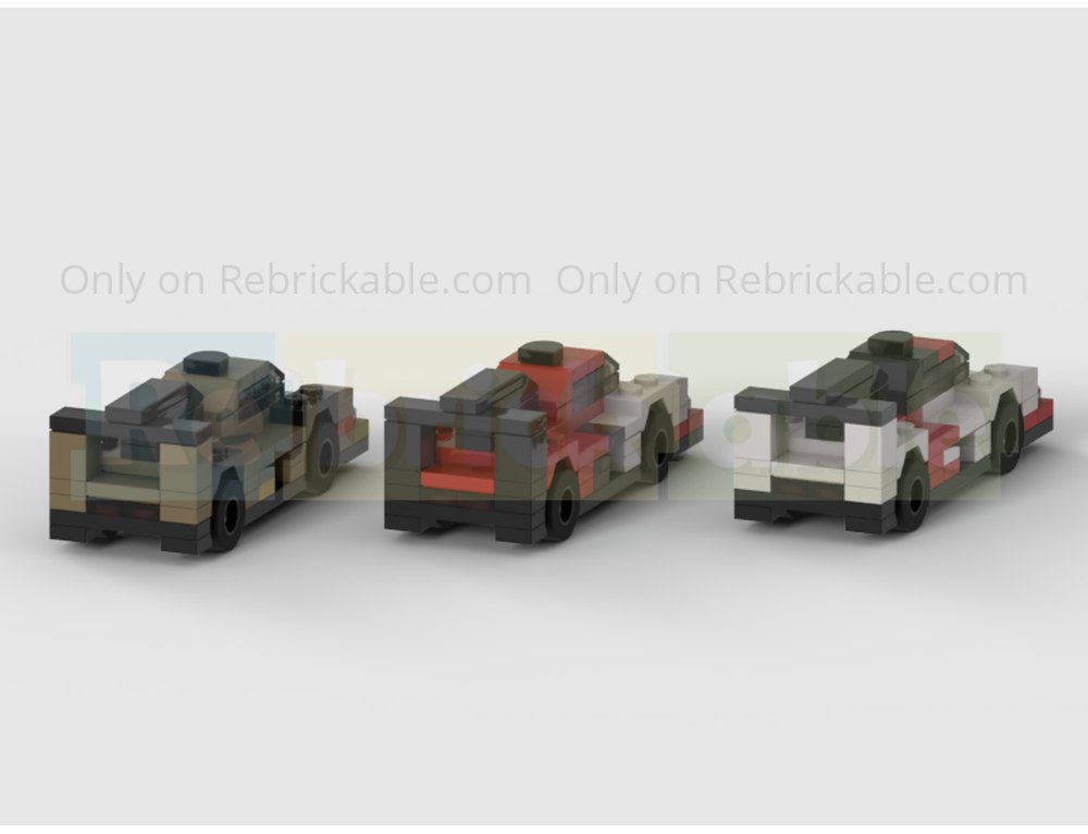 LEGO MOC Pack Of 3 WEC Porsche 963 LMDh Racing Cars - Half Speed ...