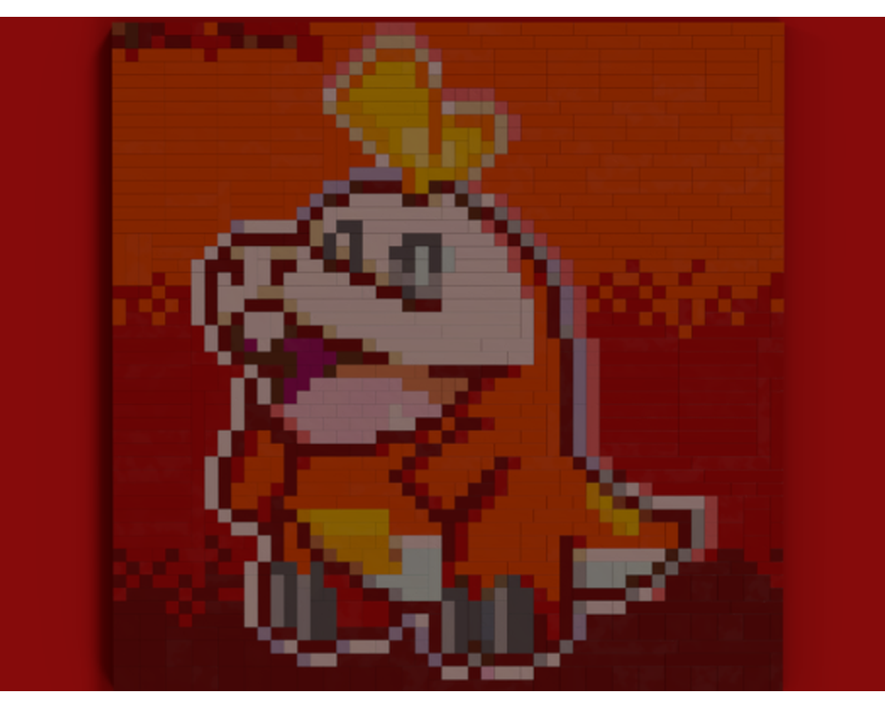 LEGO MOC LEGO Fuecoco pokemon mosaic by trky.JRKy | Rebrickable - Build ...