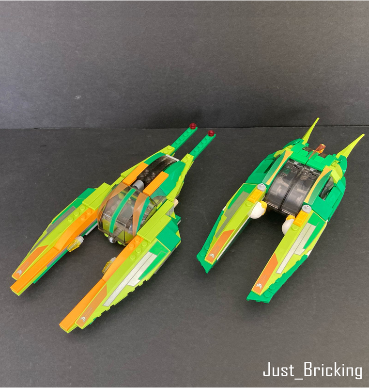 LEGO MOC XJ-6 Airspeeder and Zam Wesell's Airspeeder by just_bricking ...