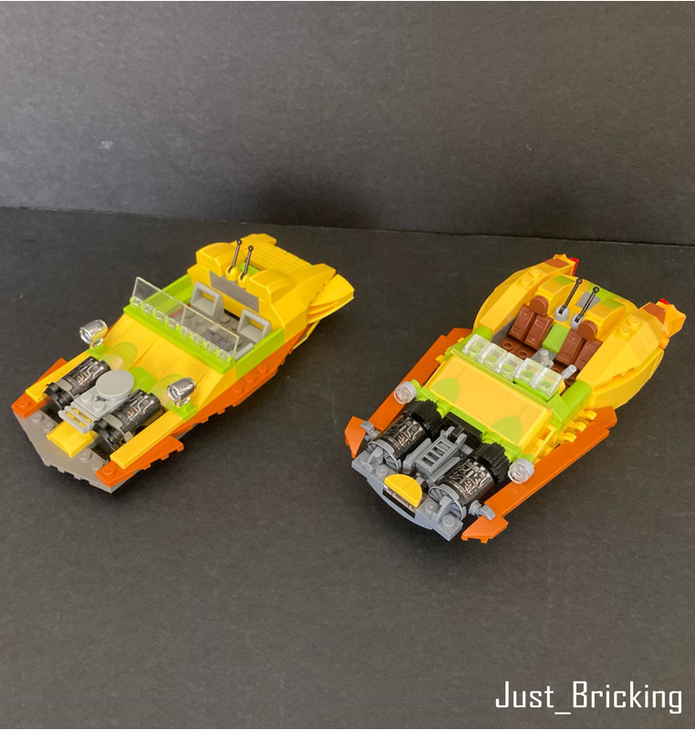 LEGO MOC XJ-6 Airspeeder and Zam Wesell's Airspeeder by just_bricking ...