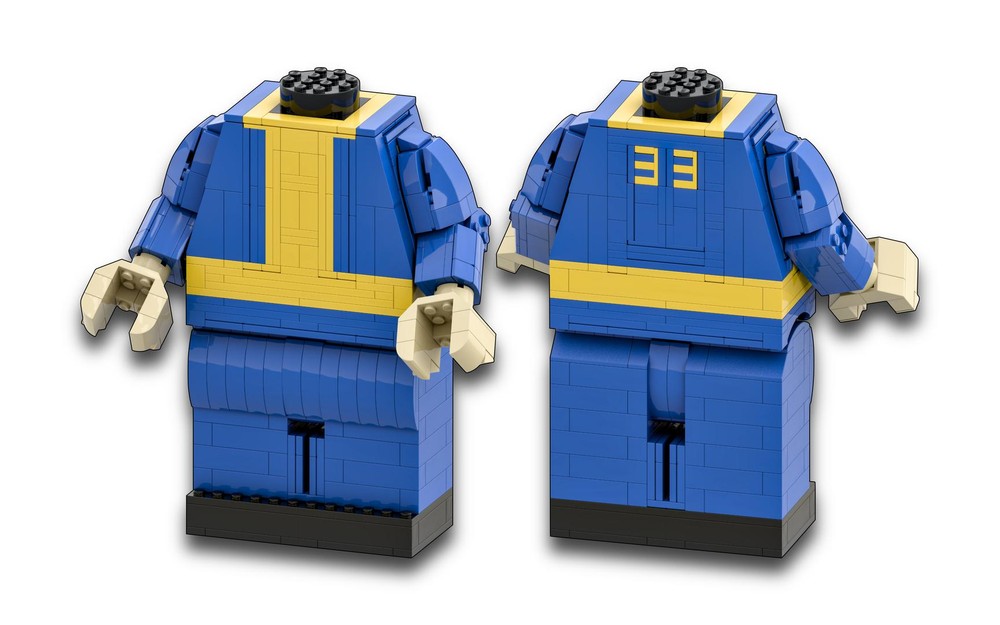 LEGO MOC Up-Scaled LEGO Minifigure Suit - Fallout Vault 33 by ZTBricks ...