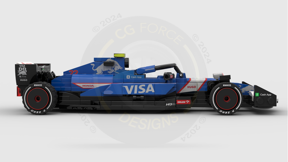 LEGO MOC F1 Visa Cash App RB VCARB 01 by CGForceDesigns | Rebrickable ...