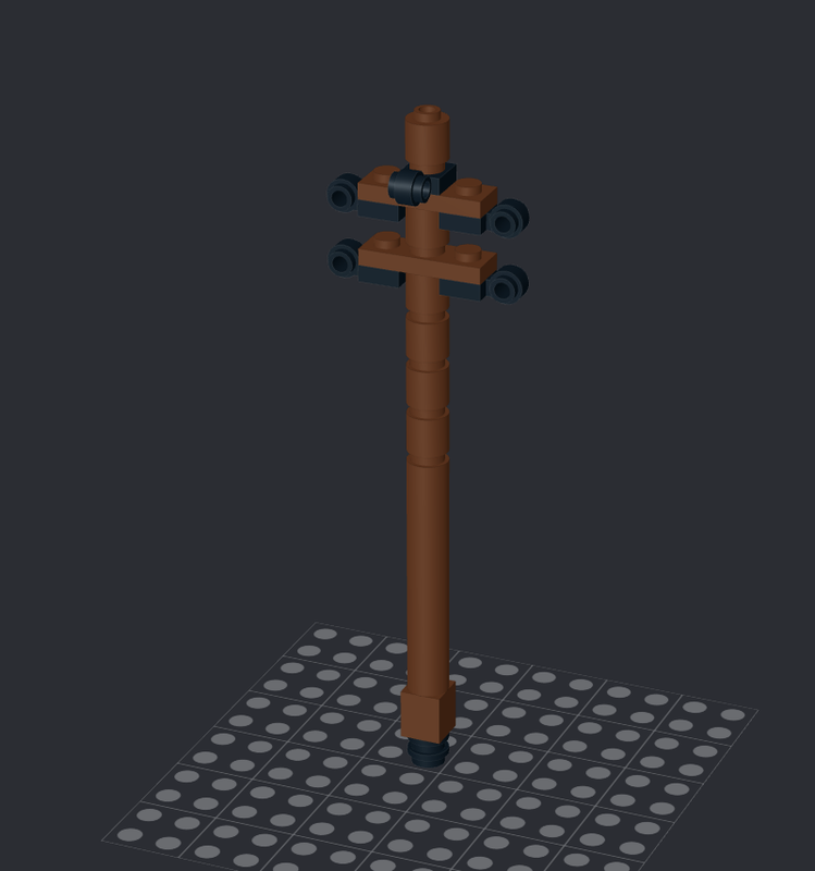 LEGO MOC High Voltage Line by parnt | Rebrickable - Build with LEGO