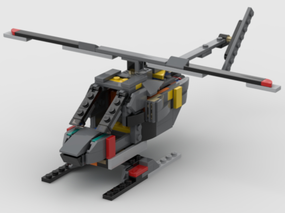 LEGO MOC 76903 Helicopter by JDPMOCS | Rebrickable - Build with LEGO