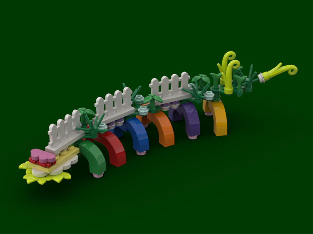 LEGO MOC Spring Fun Caterpillar — 40606 by McScottyBricks | Rebrickable ...