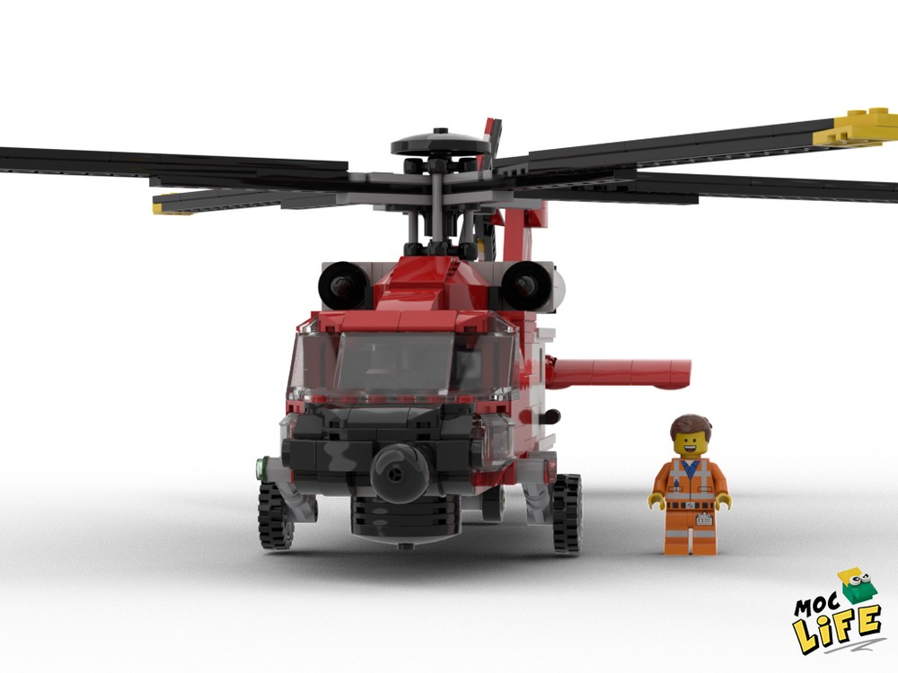 LEGO MOC Sikorsky MH-60 Guard Coast by MocLife | Rebrickable - Build ...