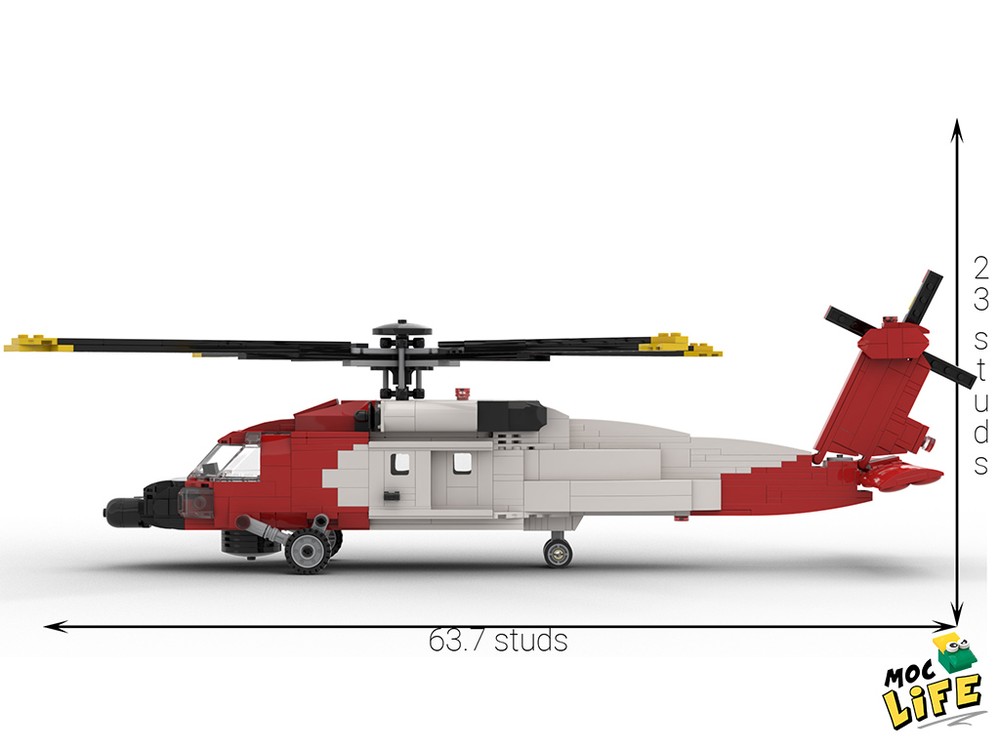 LEGO MOC Sikorsky MH-60 Guard Coast by MocLife | Rebrickable - Build ...