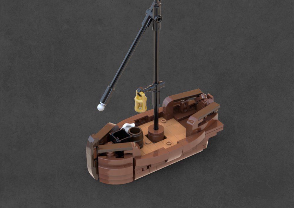 LEGO MOC Sailing Boat - Brown by Vanestream | Rebrickable - Build with LEGO