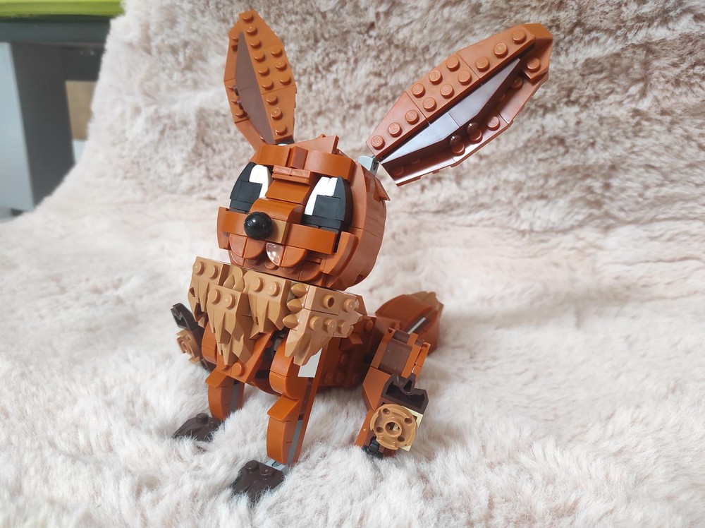 LEGO MOC-180931 31154 Eevee (pokemon) by jheewee | Rebrickable - Build ...