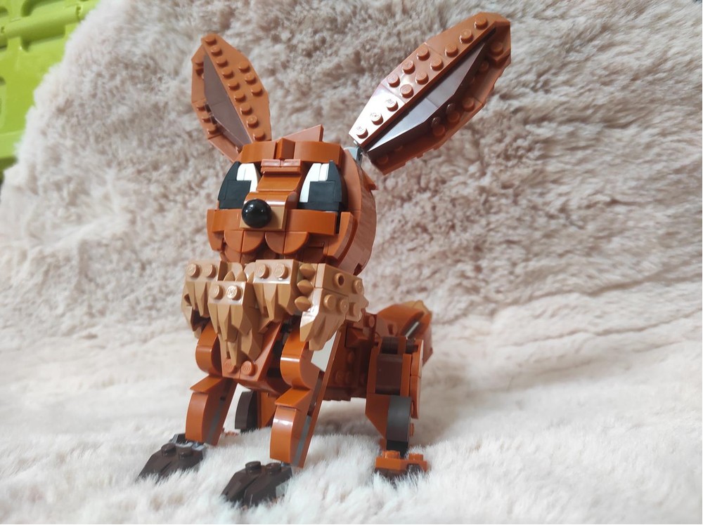 LEGO MOC-180931 31154 Eevee (pokemon) by jheewee | Rebrickable - Build ...