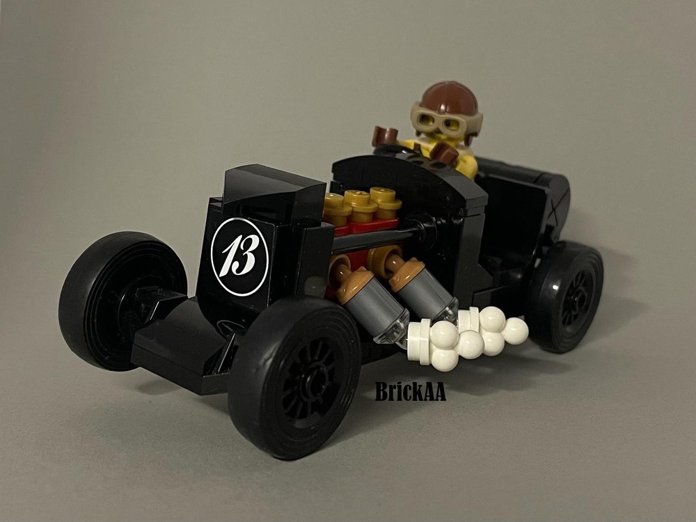 LEGO MOC Classic racing car by BrickAA | Rebrickable - Build with LEGO