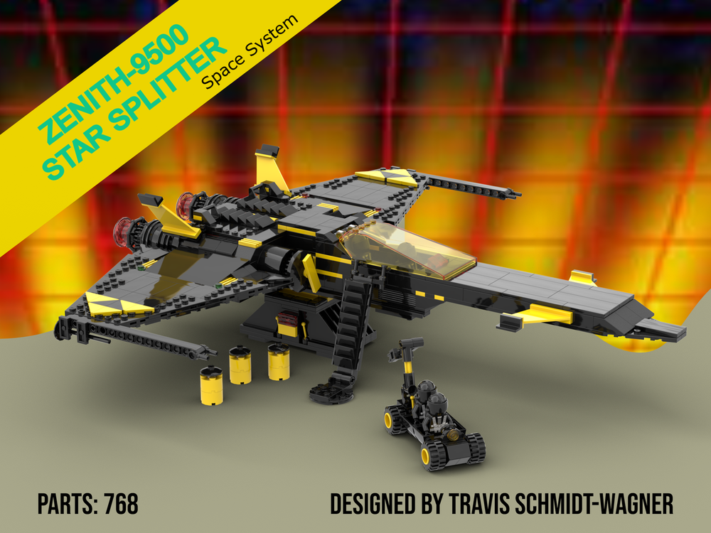 LEGO MOC Zenith-9500 Star Splitter (Blacktron Version) by Camobricktape ...