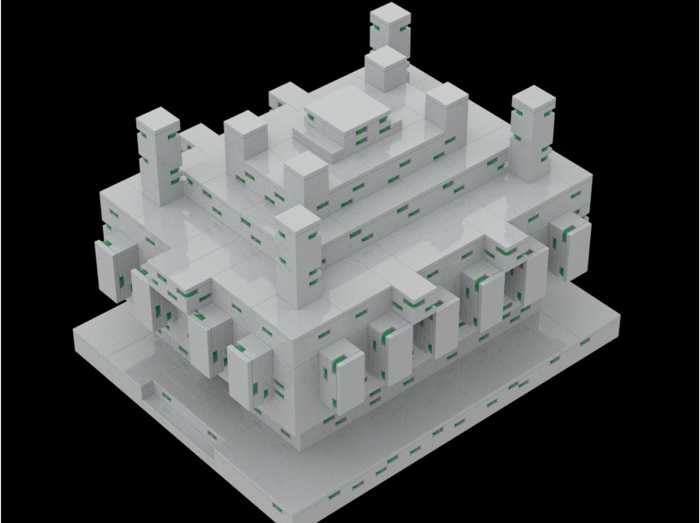 LEGO MOC-180988 UCS Minifigure-scale Jungle Temple by ConsiderANapkin ...