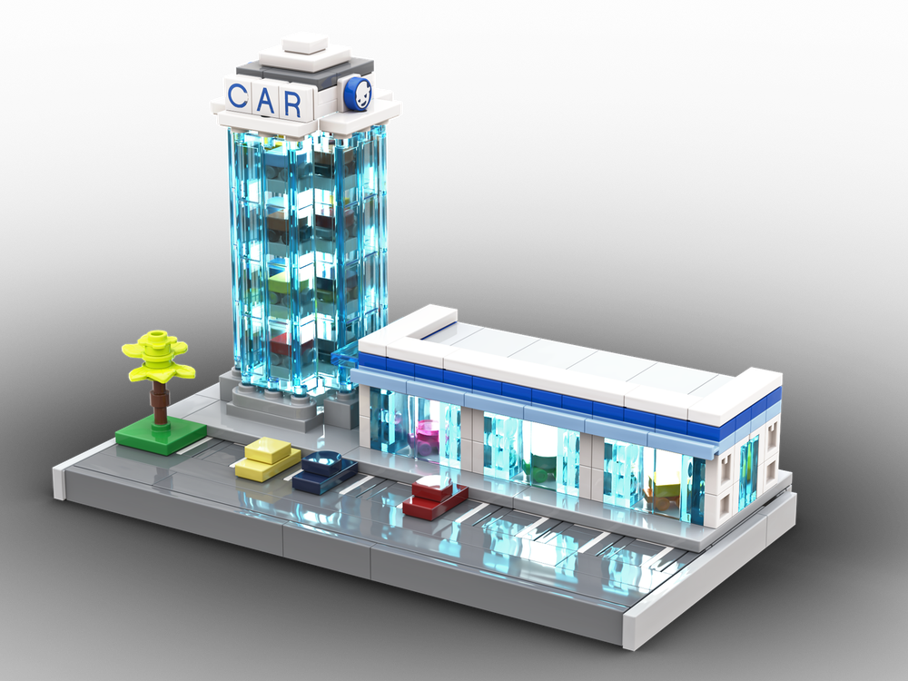 LEGO MOC Carvana - Micro Scale by Thomus_Bean | Rebrickable - Build ...