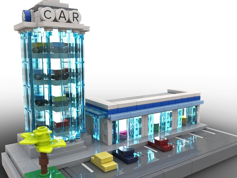 LEGO MOC Carvana - Micro Scale by Thomus_Bean | Rebrickable - Build ...