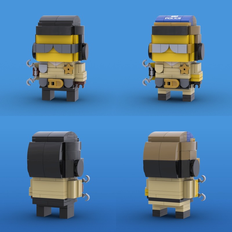 LEGO MOC Traffic Cop by SkyCaptain | Rebrickable - Build with LEGO